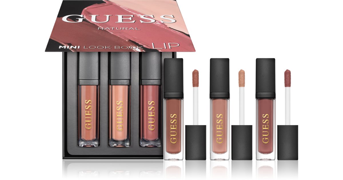 Guess Mini Kits Natural coffret cadeau (lèvres) pour femme | notino.fr
