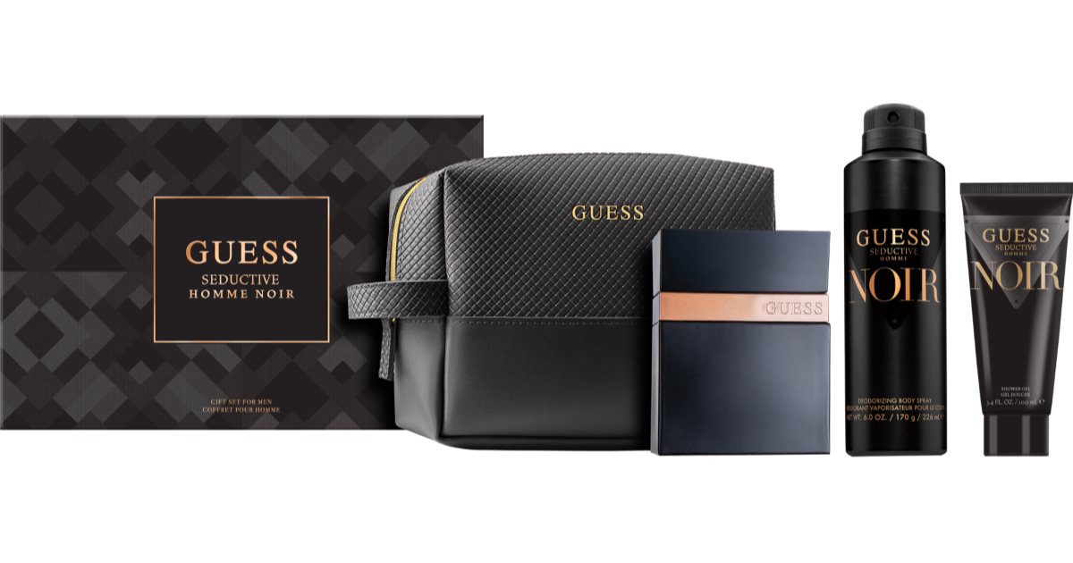 Guess Seductive Homme Noir coffret cadeau pour homme | notino.be