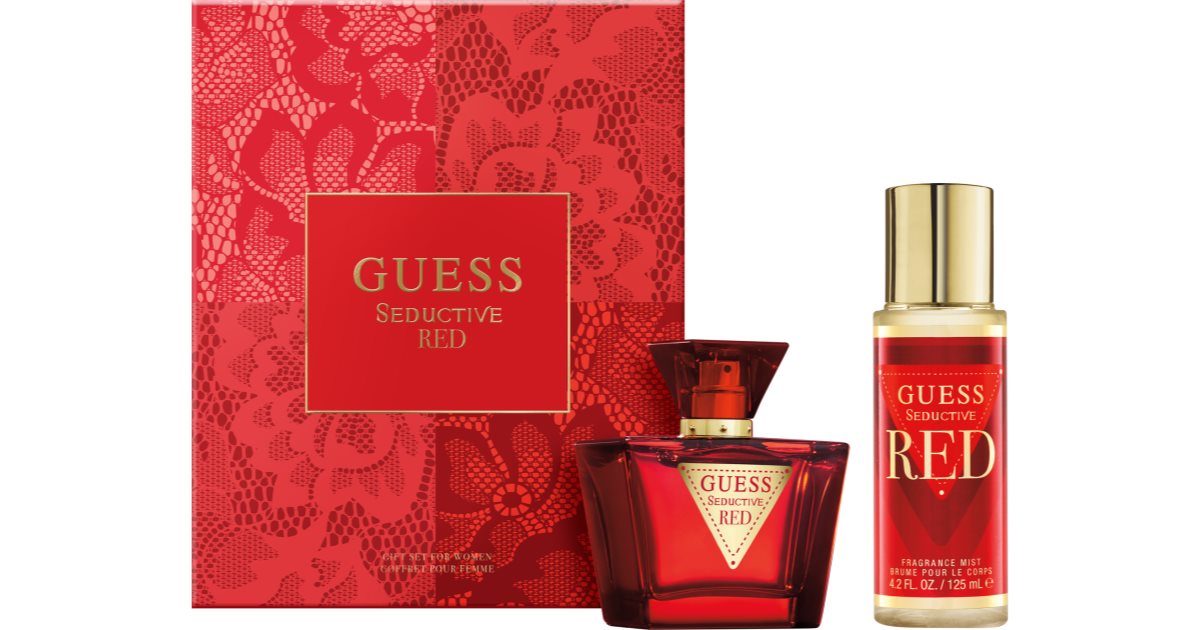 Guess Seductive Red Geschenkset für Damen