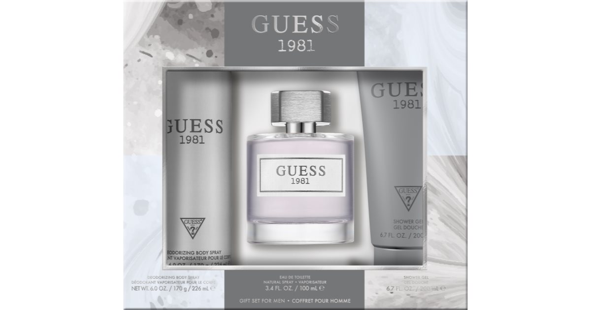 Guess 1981 coffret cadeau pour homme | notino.fr