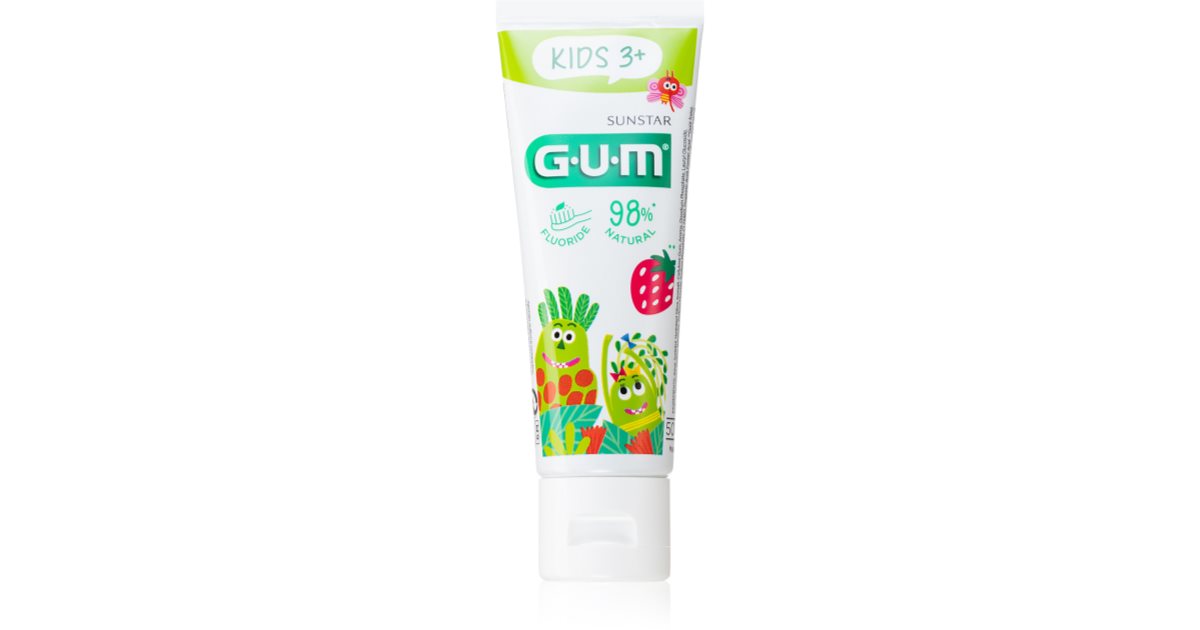 G.U.M Kids Tooth Gel for Kids with strawberry flavour | notino.ie