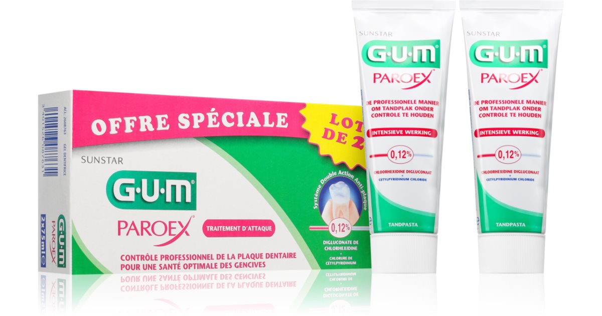 G.U.M Paroex Toothpaste dentífrico | notino.pt