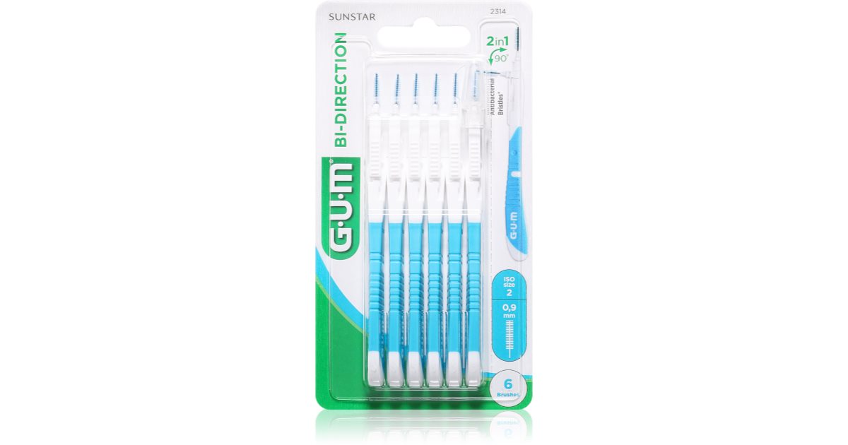 G.U.M Bi Direction Interdental Brush 2314 cepillos interdentales ...