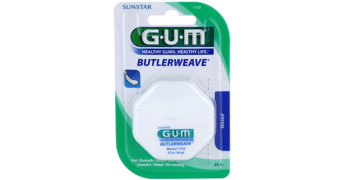 G.U.M Butlerweave waxed dental floss | notino.co.uk