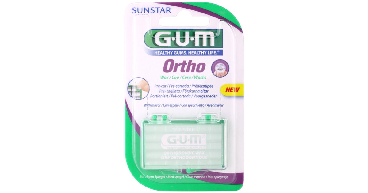Прегледи на G.U.M Ortho восък за ортодонтски апарати | notino.bg