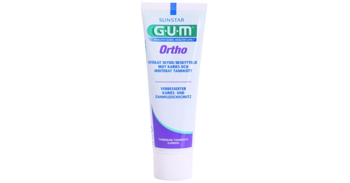 G.U.M Ortho Toothpaste for users of fixed braces | notino.ie
