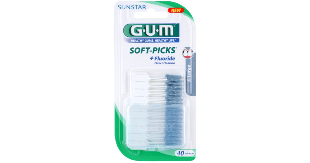 G.U.M Soft-Picks +Fluoride Toothpick X-large | notino.ie