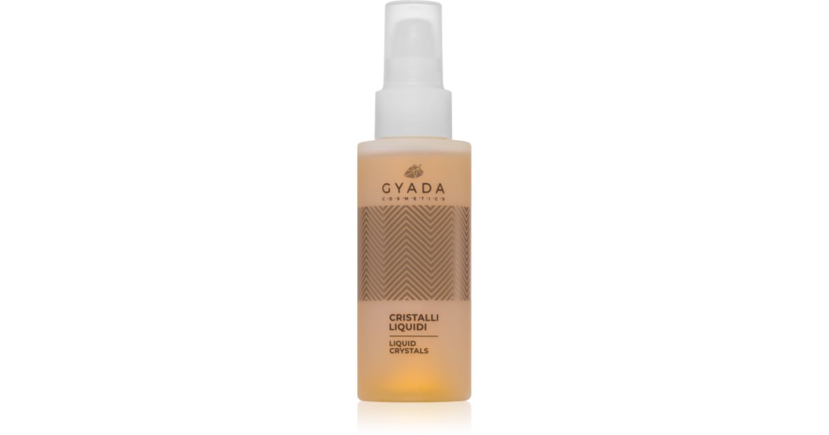 Gyada Cosmetics Anti-Frizz brightening liquid crystals for hair ...