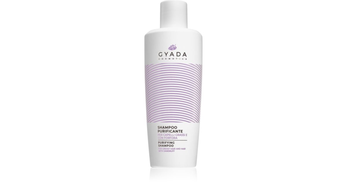 Gyada Cosmetics Purifying purifying shampoo to treat oily dandruff ...