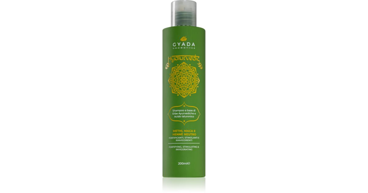Gyada Cosmetics Hyalurvedic Stimulating and Refreshing Shampoo with ...