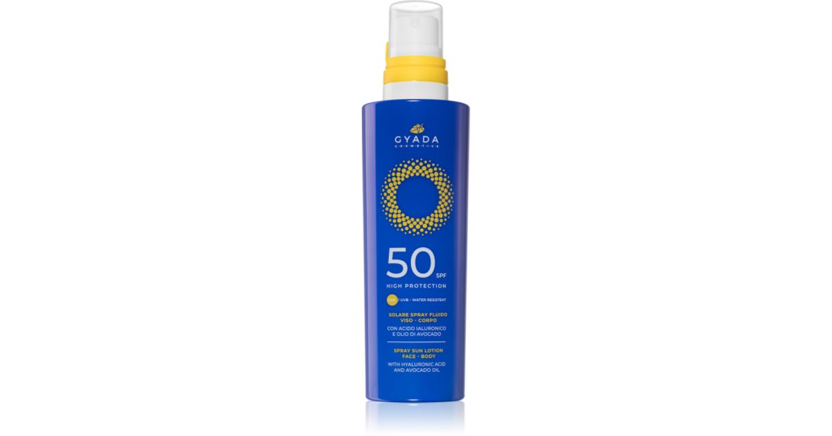 Gyada Cosmetics Solar crema protectora para rostro y cuerpo SPF 50 ...