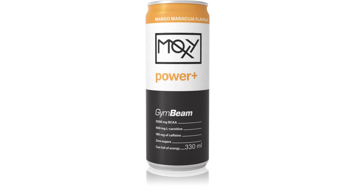 GymBeam Moxy Power+ hotový nápoj s aminokyselinami bez přidaného cukru ...