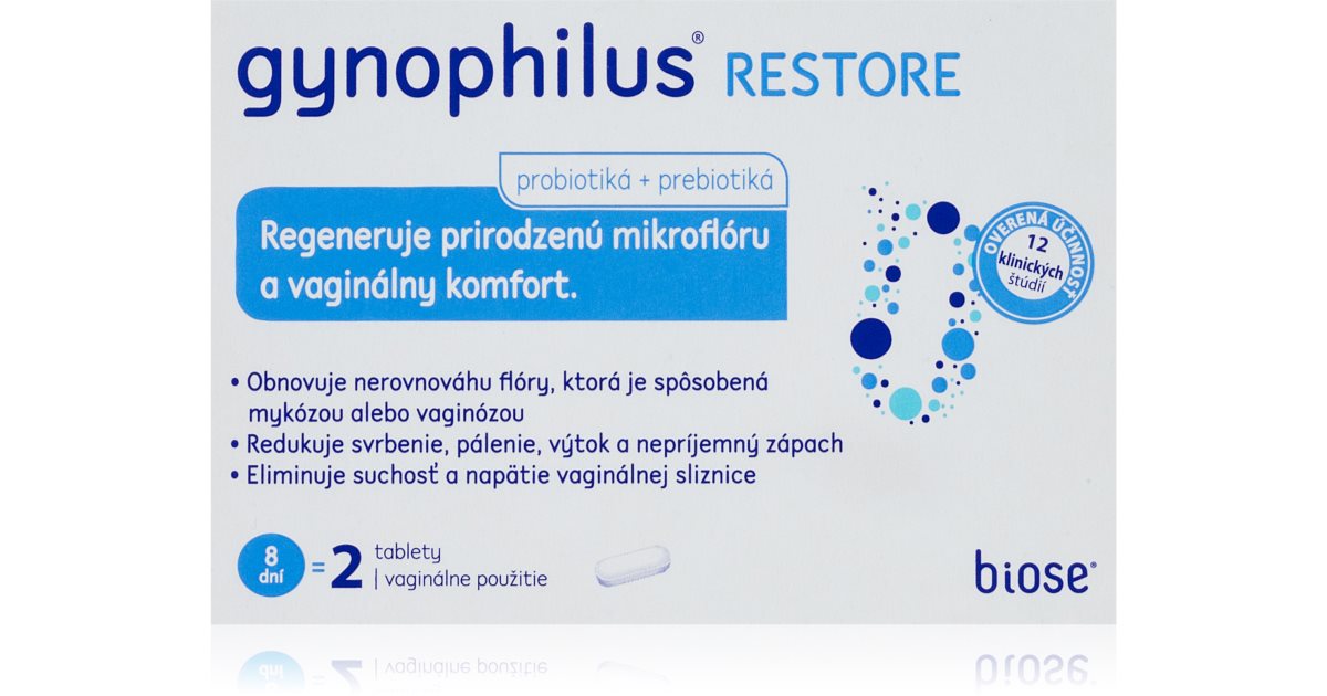 Gynophilus RESTORE vaginálne tablety | notino.sk
