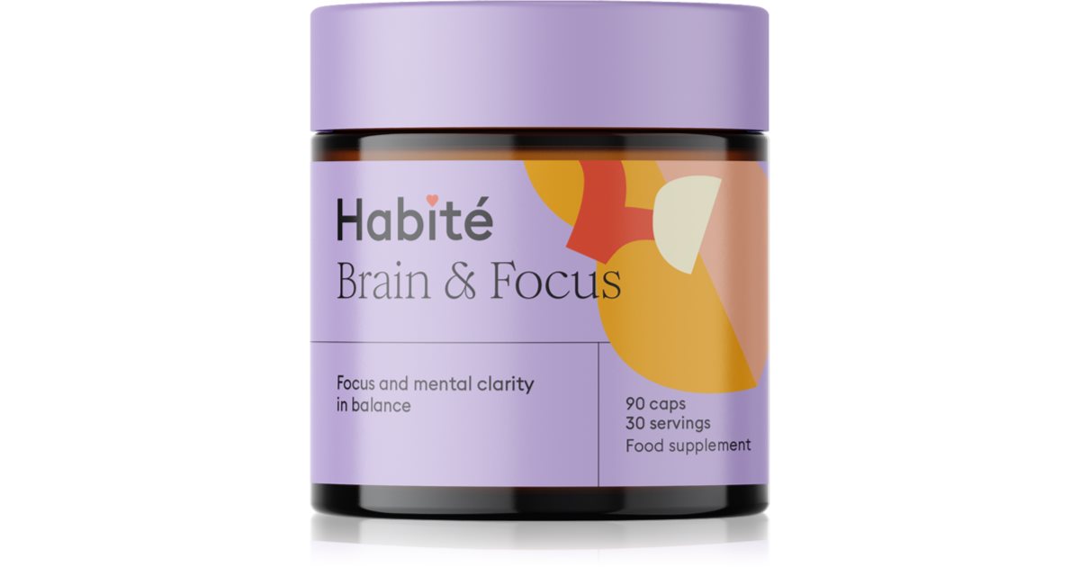 Habité Brain & focus kapsuly na udržanie energie a kognitívnej ...