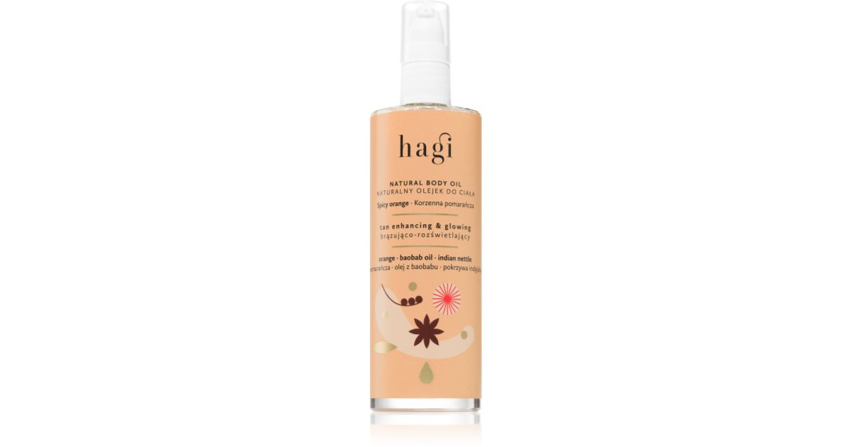 Hagi Spicy Orange body oil with self-tanning effect | notino.co.uk