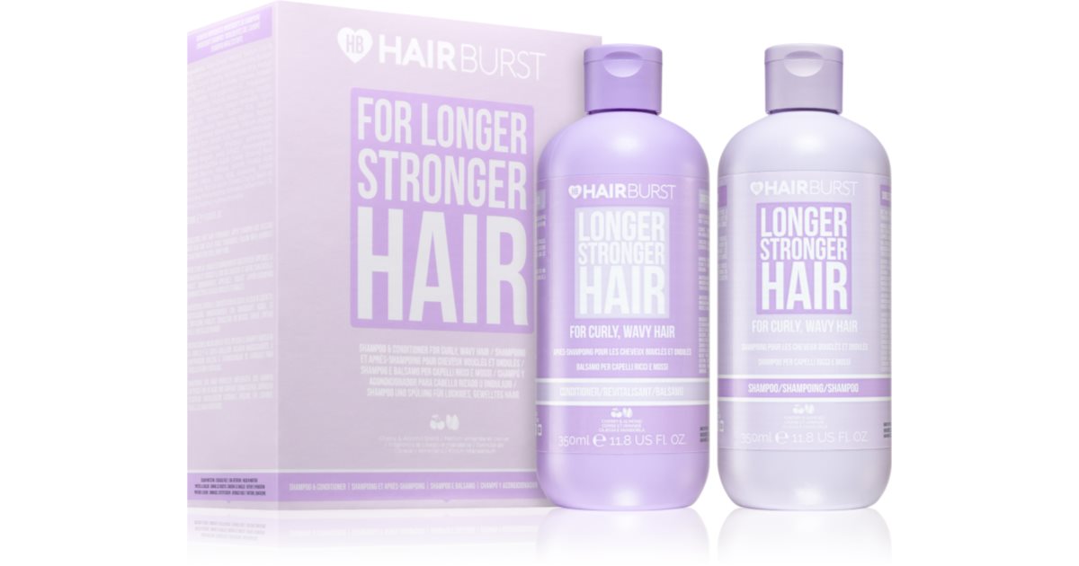 Hairburst Longer Stronger Hair Curly, Wavy Hair Set gift set for curly ...