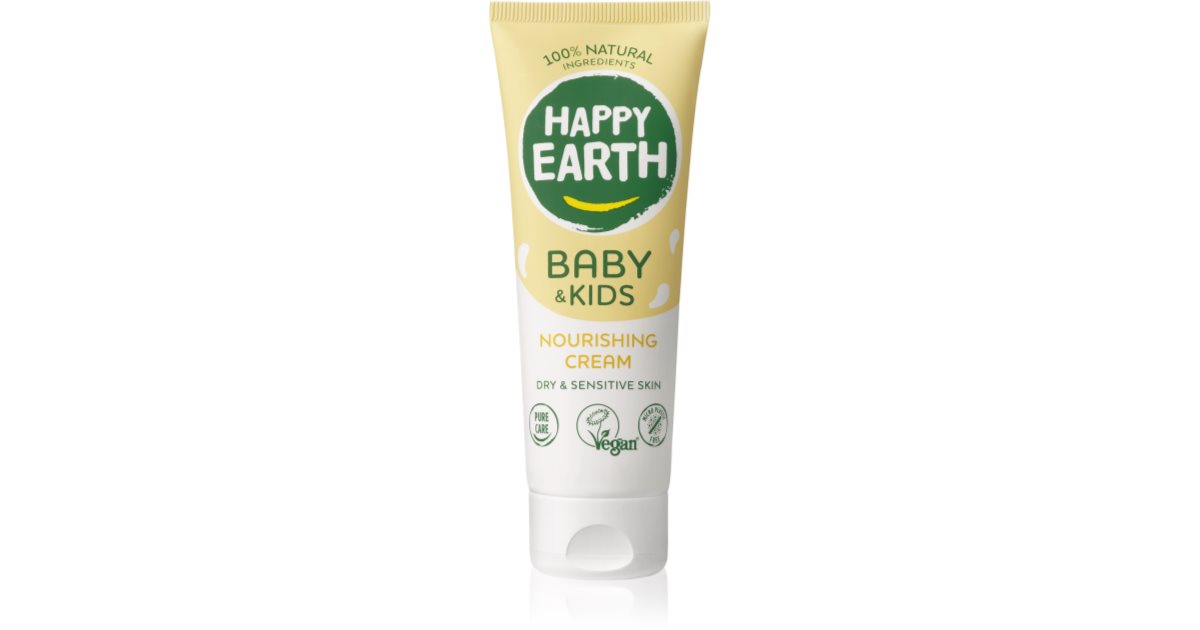 Happy Earth 100% Natural Nourishing Cream for Baby & Kids crème ...