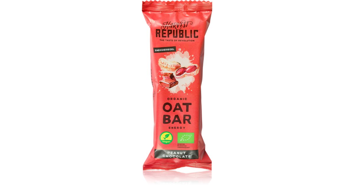 Harvest Republic Organic Oat Bar barre à l’avoine végan | notino.fr