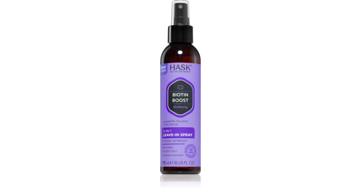 HASK Biotin Boost Leave-in Spray for hair strengthening | notino.ie