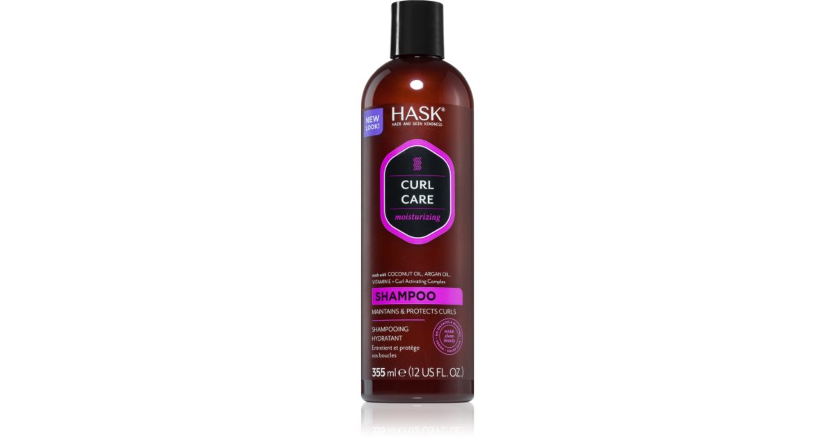 HASK Curl Care Feuchtigkeit spendendes Shampoo für welliges und ...