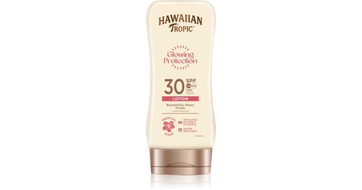 Hawaiian Tropic Glowing Protection Beautifully Sheer Finish leite ...