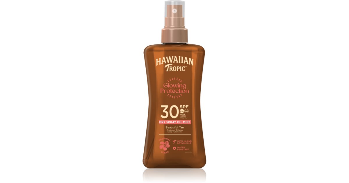 Hawaiian Tropic Glowing Protection spray bronzeador SPF 30 | notino.pt