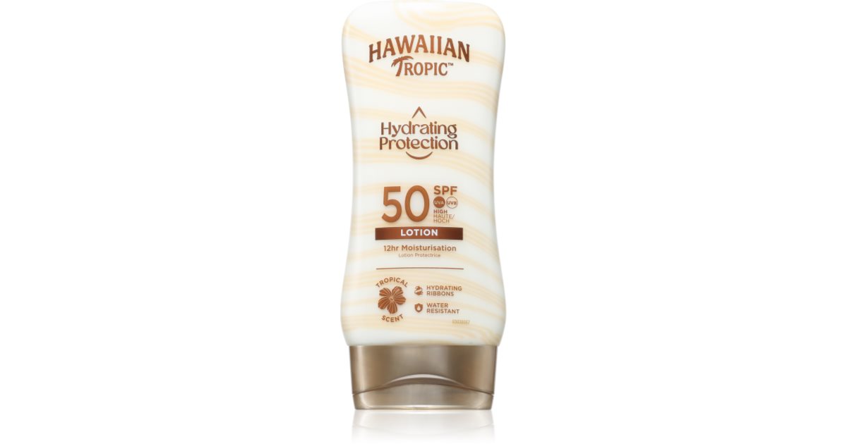 Hawaiian Tropic Hydrating Protection Lotion crema solar corporal SPF 50 ...