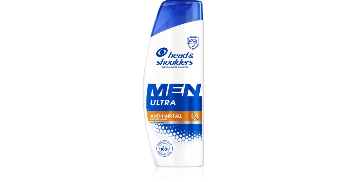 Head & Shoulders Men Ultra Anti Hair Fall champô anticaspa com cafeína ...