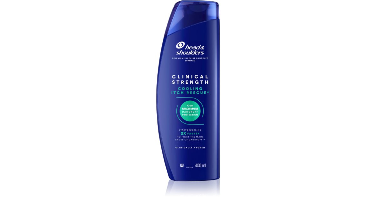 Head & Shoulders Cooling Itch Rescue champô anticaspa anticomichão ...