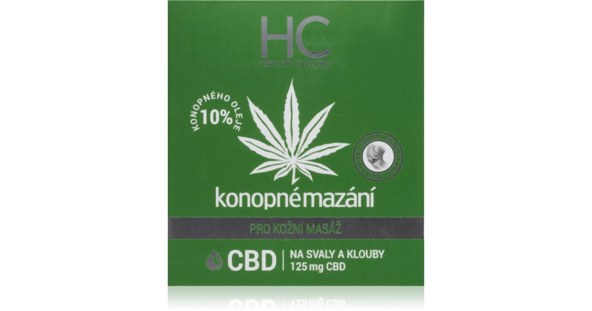 Health Culture CBD Hemp Lubrication massage Massagecreme mit Hanföl