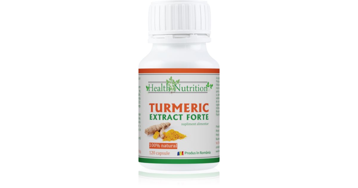 HEALTH NUTRITION Tumeric Extract Forte capsule | Notino.ro