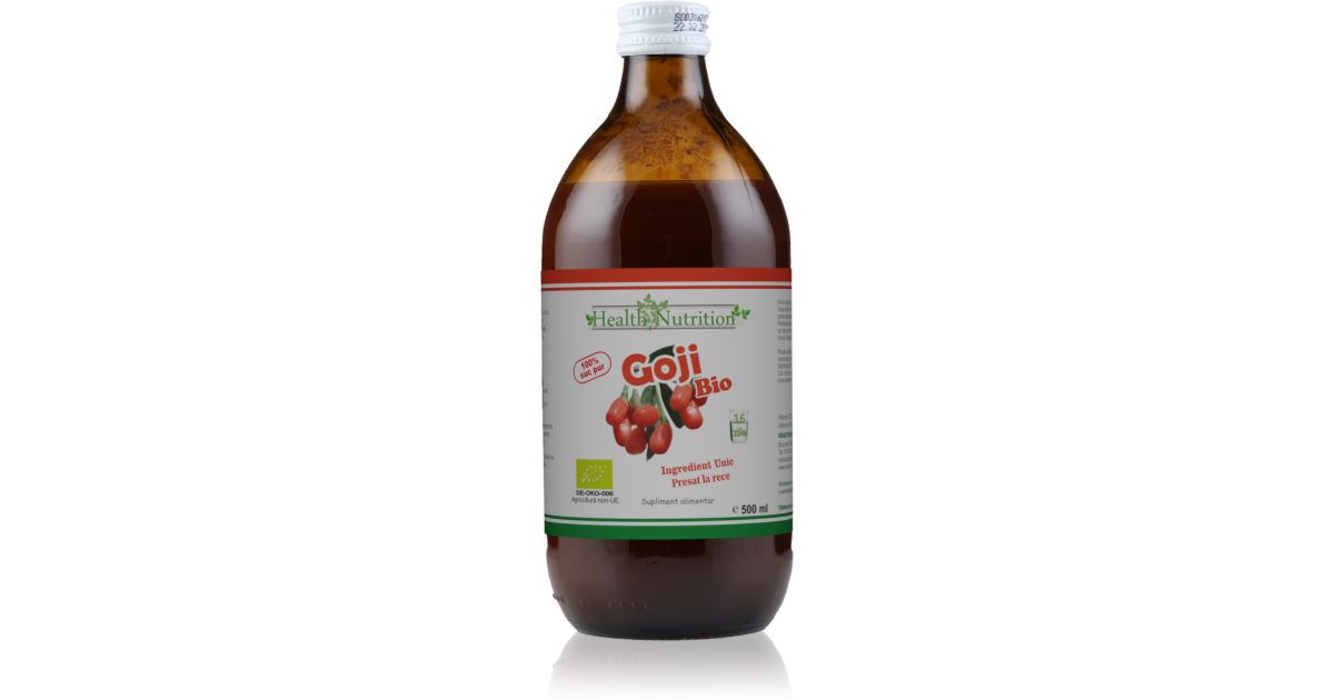 HEALTH NUTRITION Goji Pur BIO suc calitate BIO | Notino.ro