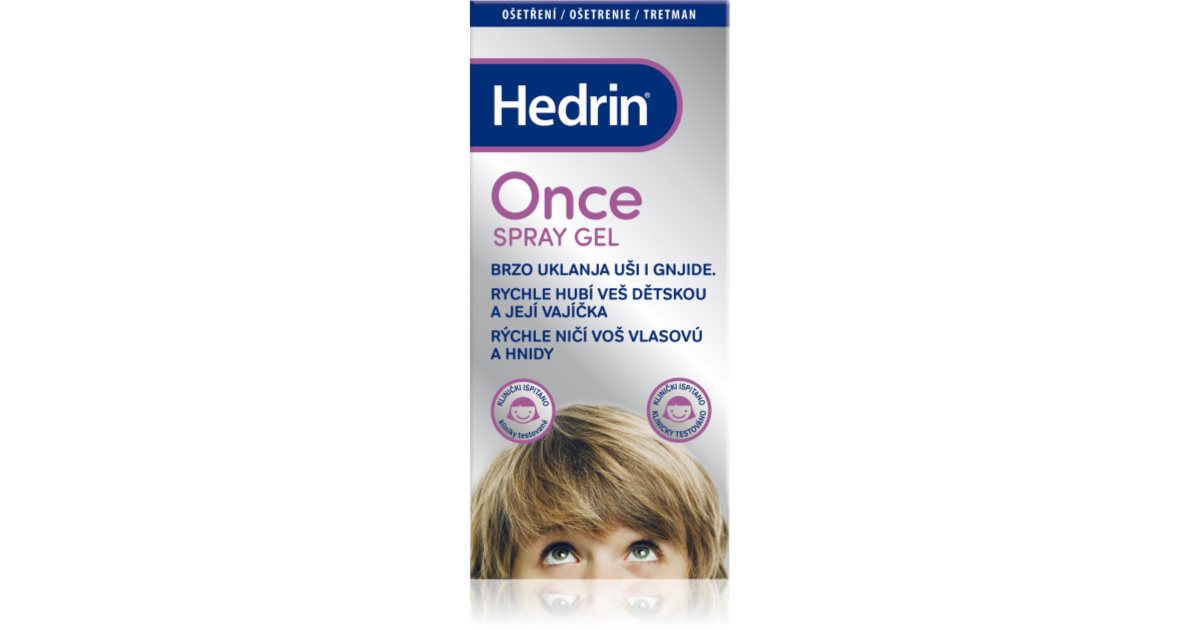 Hedrin Once gel en spray antipiojos | notino.es