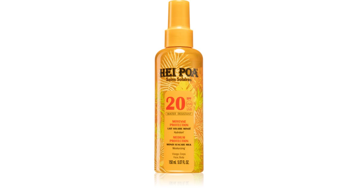 Hei Poa Monoi Suncare protective sunscreen lotion SPF 20 | notino.co.uk