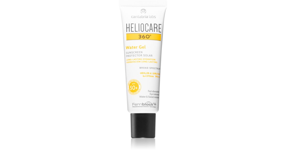 Heliocare 360° Water Gel Sunscreen moisturising sun gel SPF 50 ...