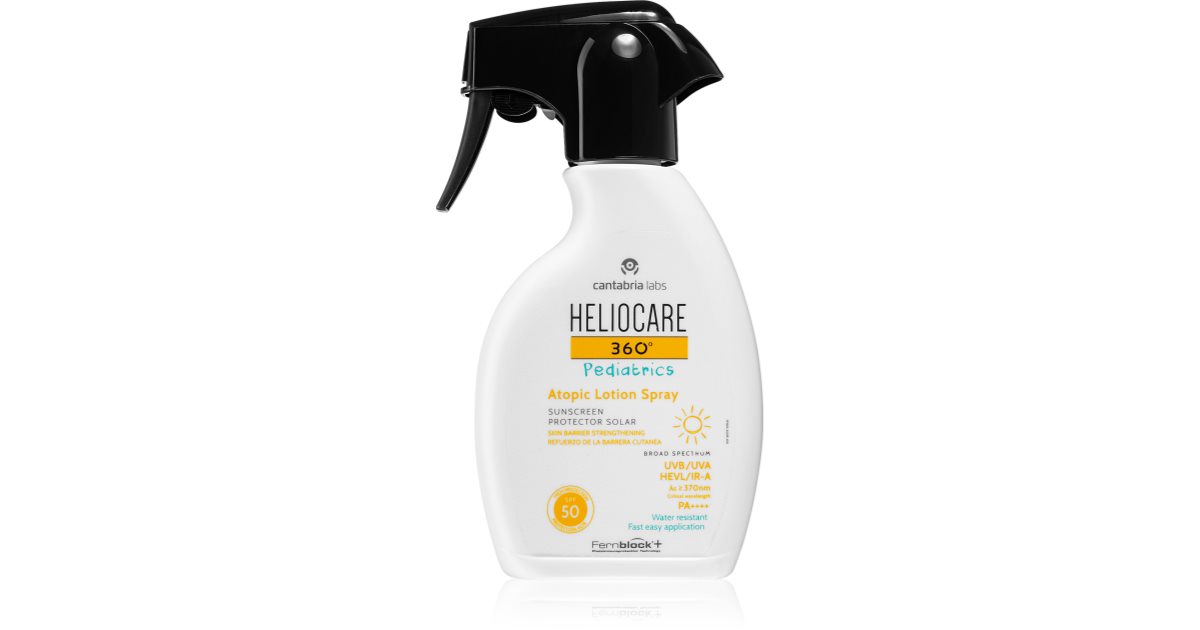 Heliocare 360° Pediatrics Atopic Lotion Spray sunscreen spray for kids SPF 50 | notino.co.uk