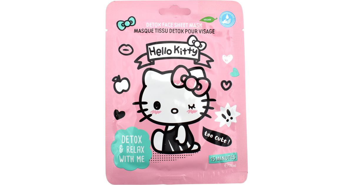 Hello Kitty Face Mask máscara facial em folha descartável | notino.pt