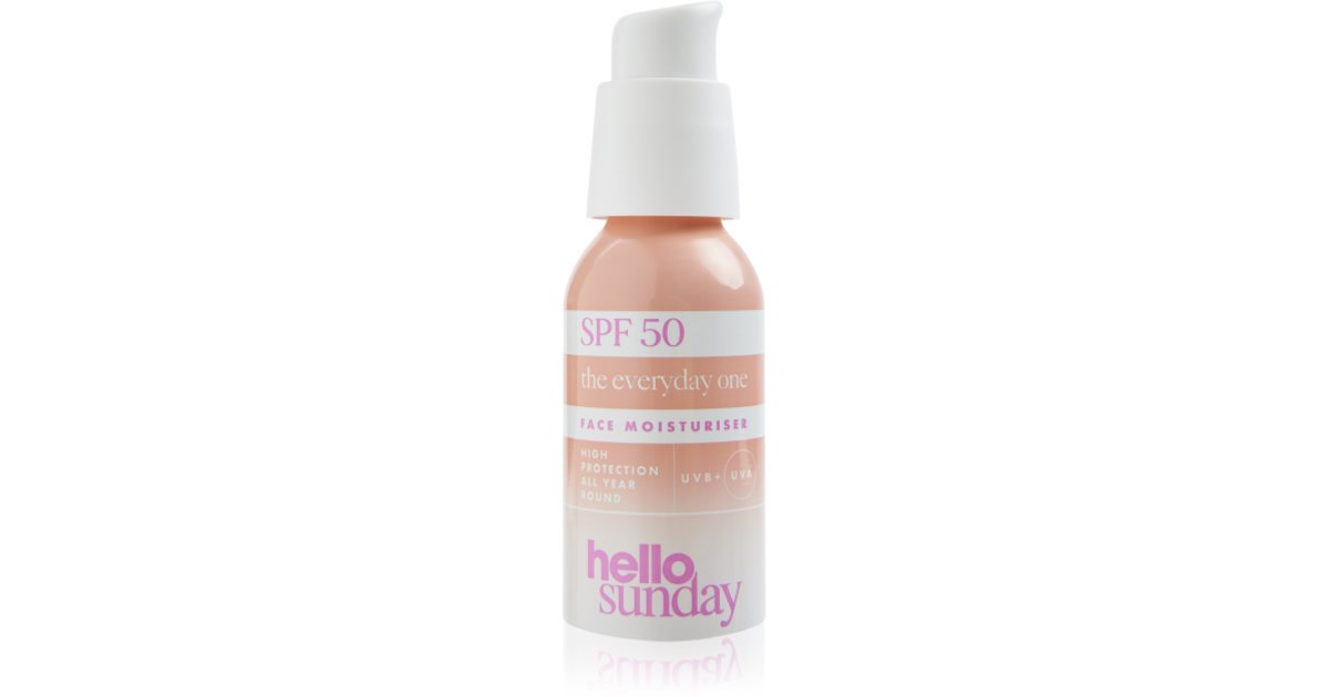 hello sunday the everyday one SPF 50 creme solar facial | notino.pt