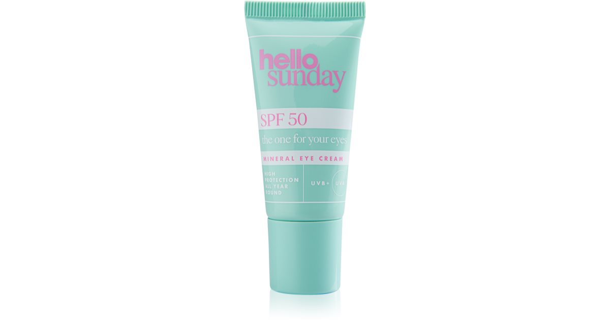 hello sunday the one for your eyes smoothing and brightening eye cream ...