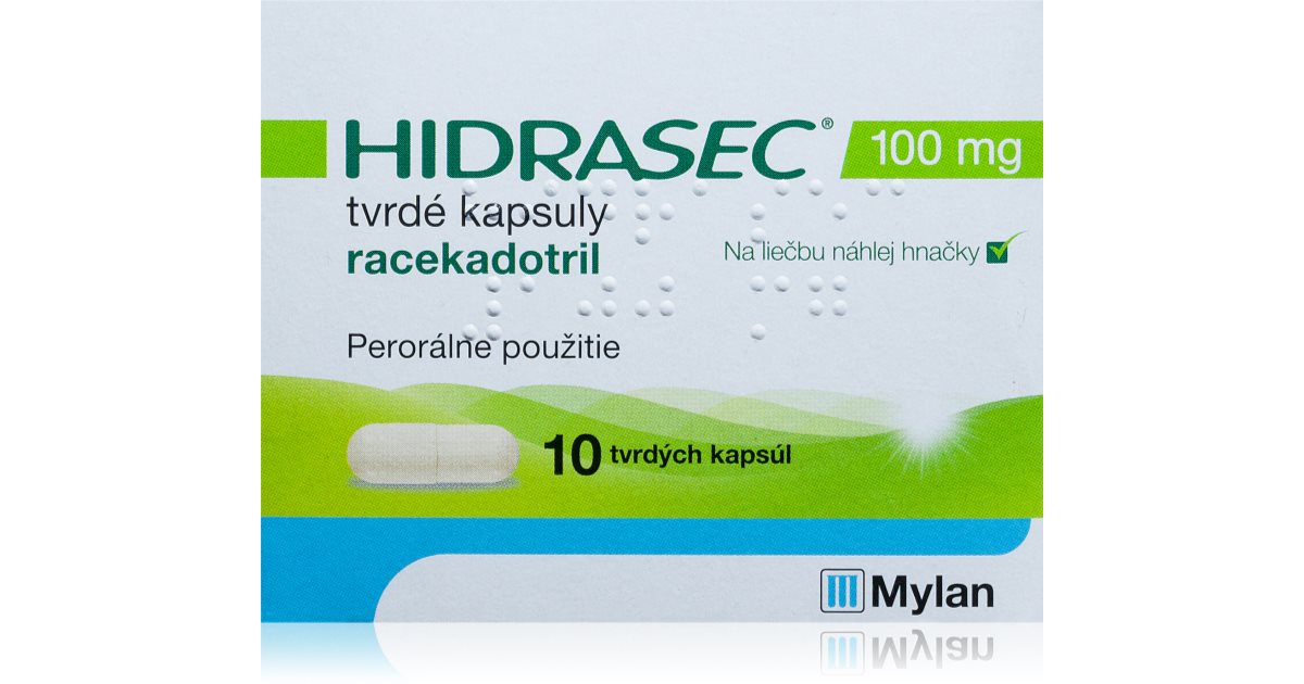 Hidrasec Hidrasec 100mg tvrdé kapsuly na liečbu hnačky | notino.sk