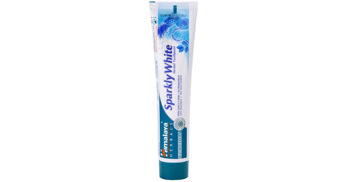 Himalaya Herbals Oral Care Sparkly White Toothpaste for pearly white ...
