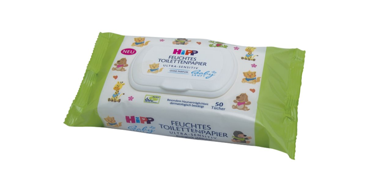 Hipp Babysanft Ultra Sensitive moist toilet tissue | notino.co.uk