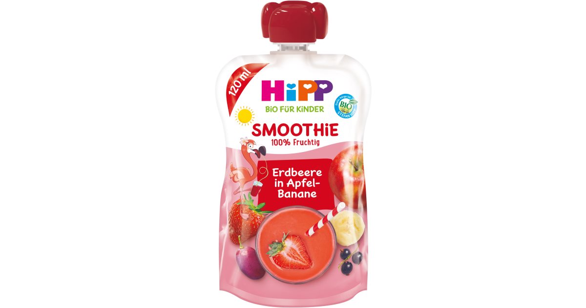 Hipp BIO Smoothie jablko - banán - červené ovoce ovocný příkrm | notino.cz