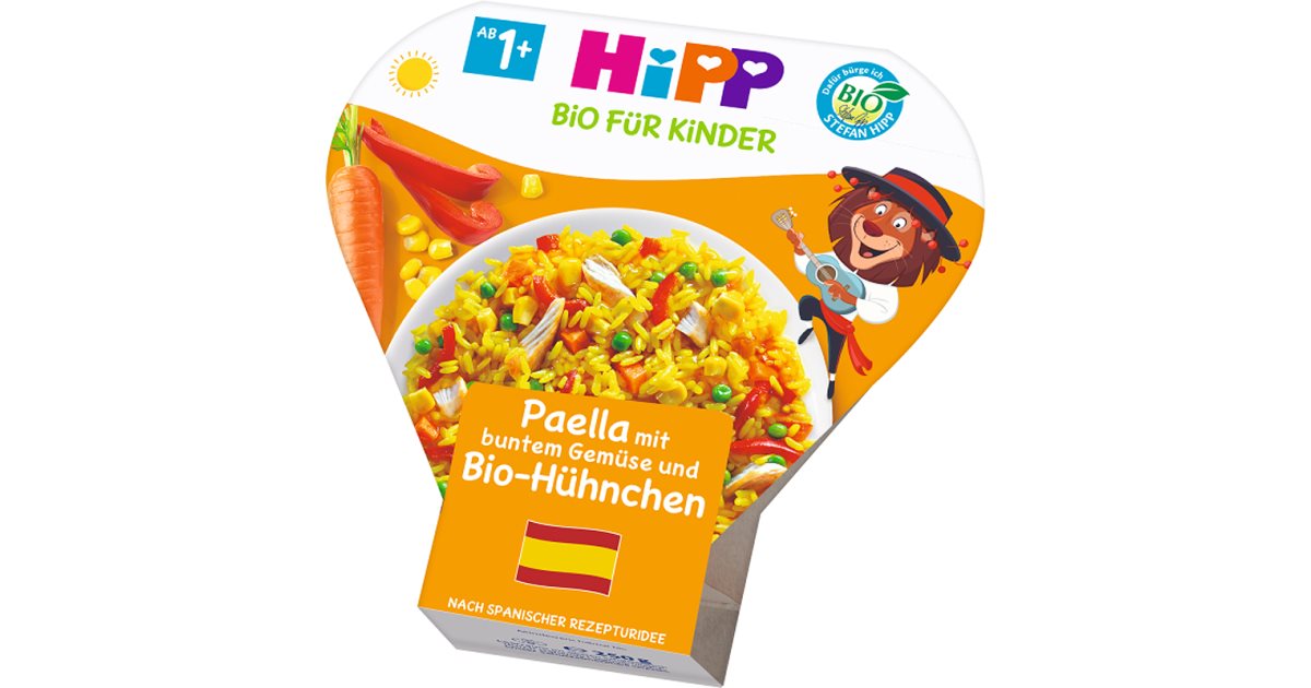 Hipp BIO Paella se zeleninou a kuřecím masem dětský příkrm | notino.cz Hipp BIO Paella se zeleninou a kuřecím masem dětský příkrm | notino.cz