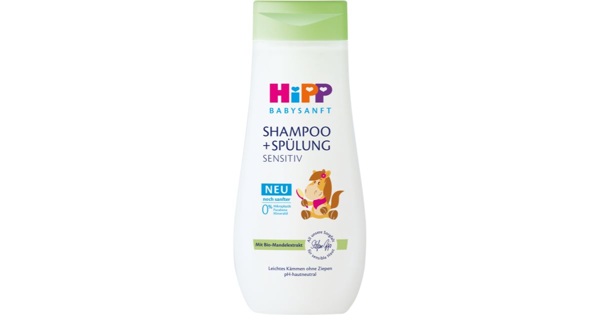 Hipp Babysanft Sensitive Shampoo mit Conditioner für Kinder ab der ...