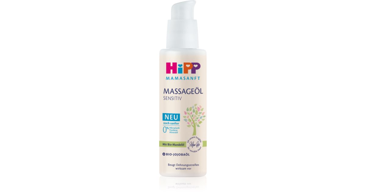 Hipp Mamasanft Sensitive massage oil to treat stretch marks | notino.co.uk