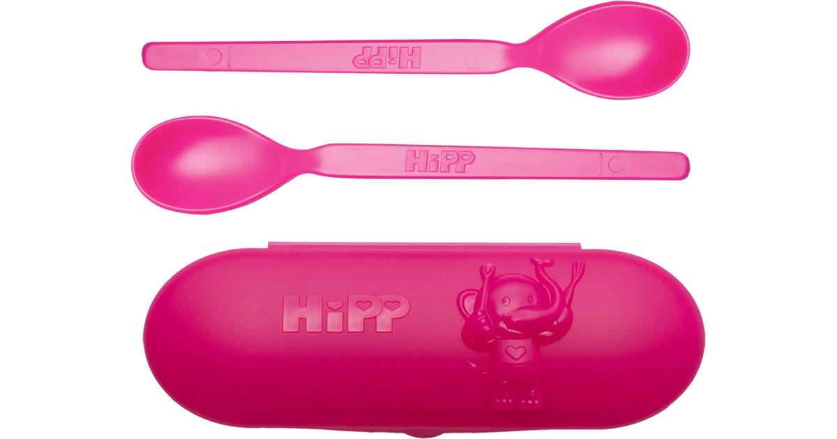 Hipp Spoons Set dinnerware set for travelling Pink | notino.co.uk