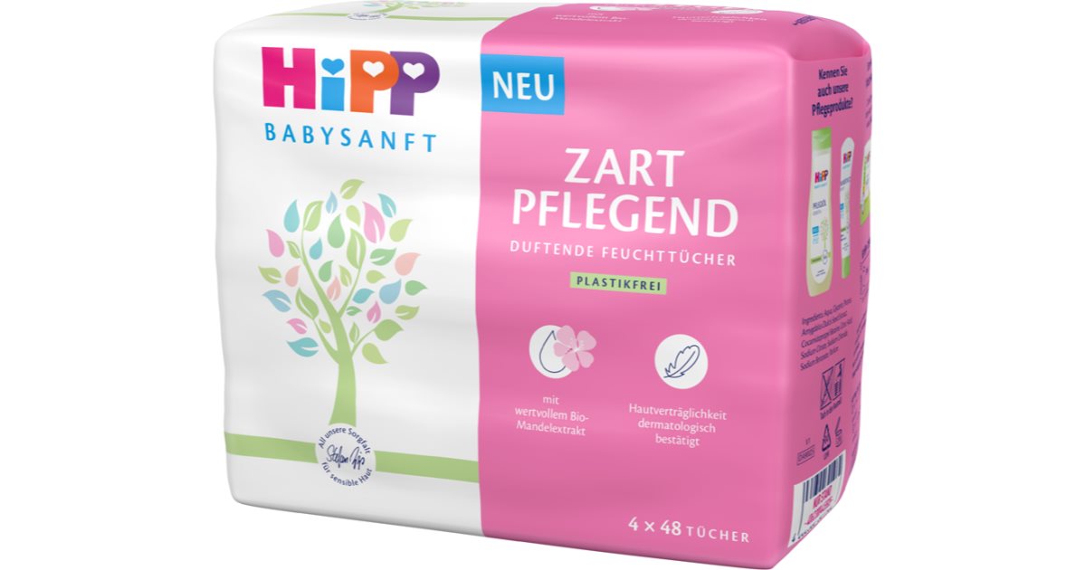 Hipp Babysanft вологі серветки для немовлят і дітей | notino.ua