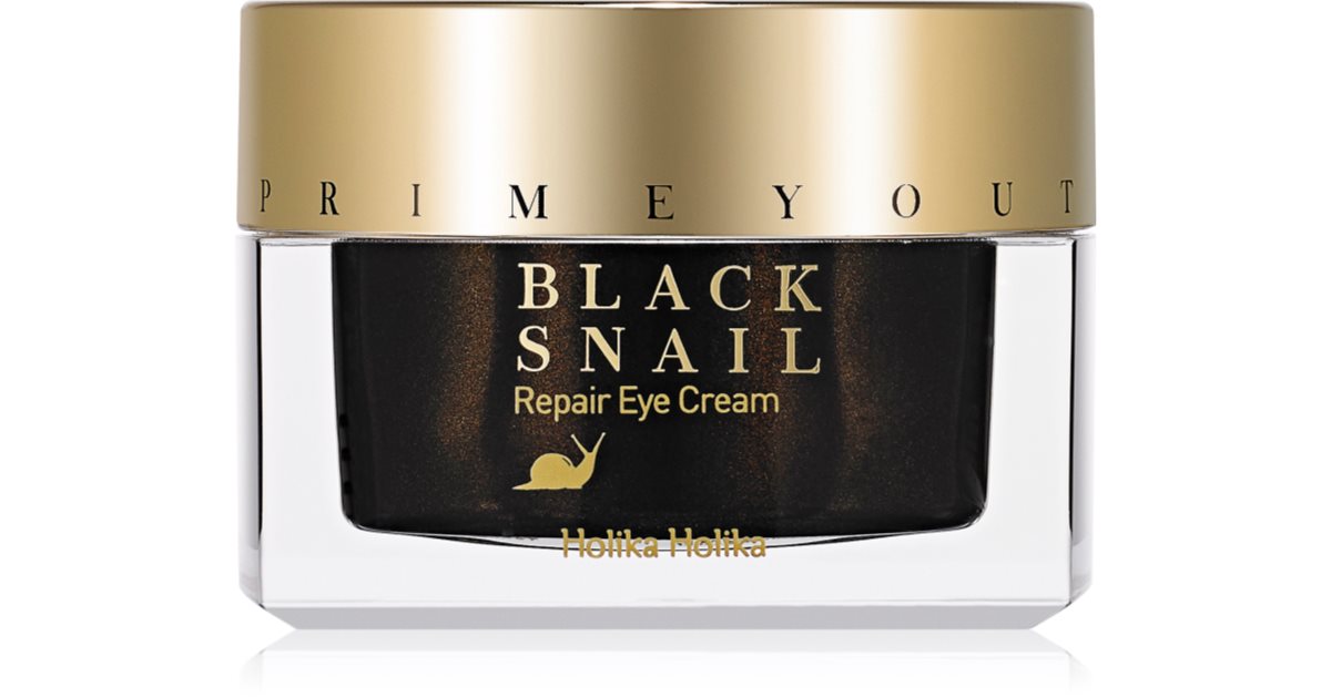 Holika Holika Prime Youth Black Snail regenerating eye cream with snail ...