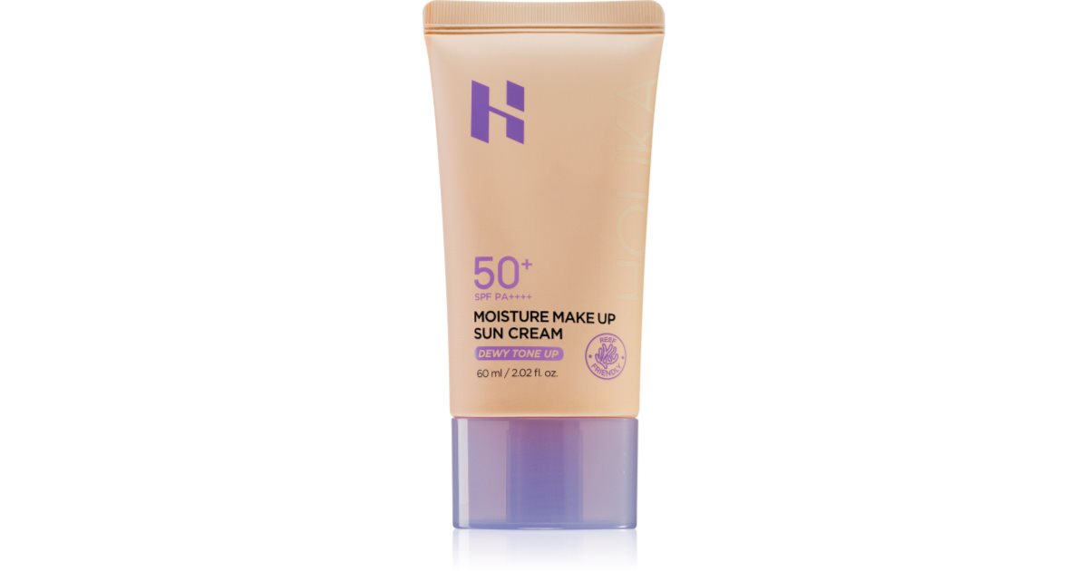 Holika Holika Moisture Make Up Sun Cream Protective Tinted Cream for ...